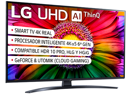 Comprar LG Smart TV 43" UR81006LJ negro - Movistar